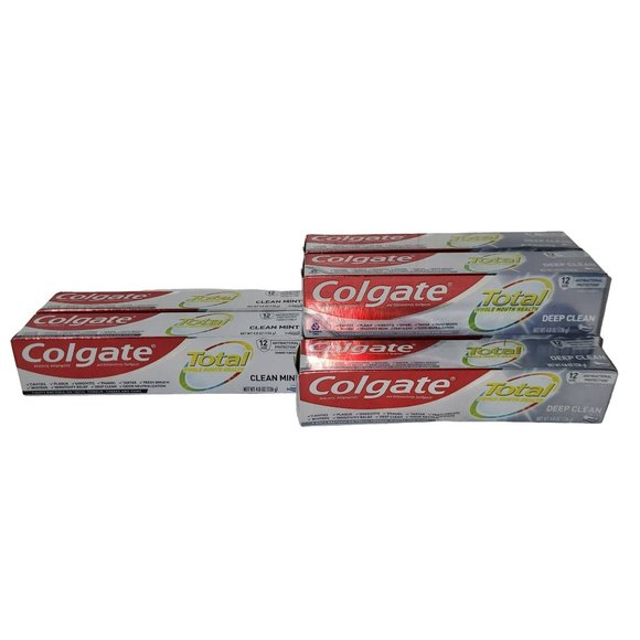 Colgate | Bath & Body | Lot Of 7 Colgate Total Deep Clean Whitening ...
